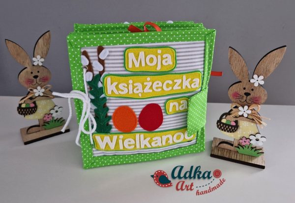 Książeczka sensoryczna wielkanocna – Adka Art
